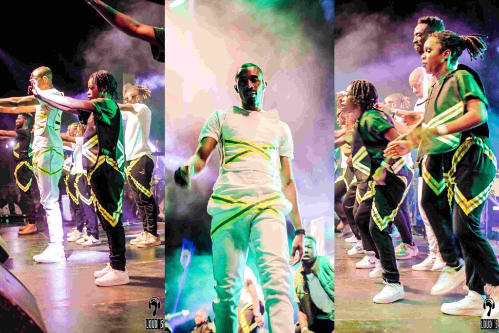 Team John Cole in electric Mighty Zambezi Bonfire Ignite performance ...